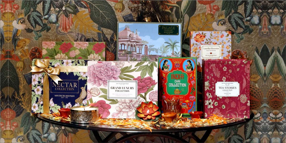 Diwali 2025 Tea Gift Hampers | SAN-CHA – Sancha Tea Online Boutique