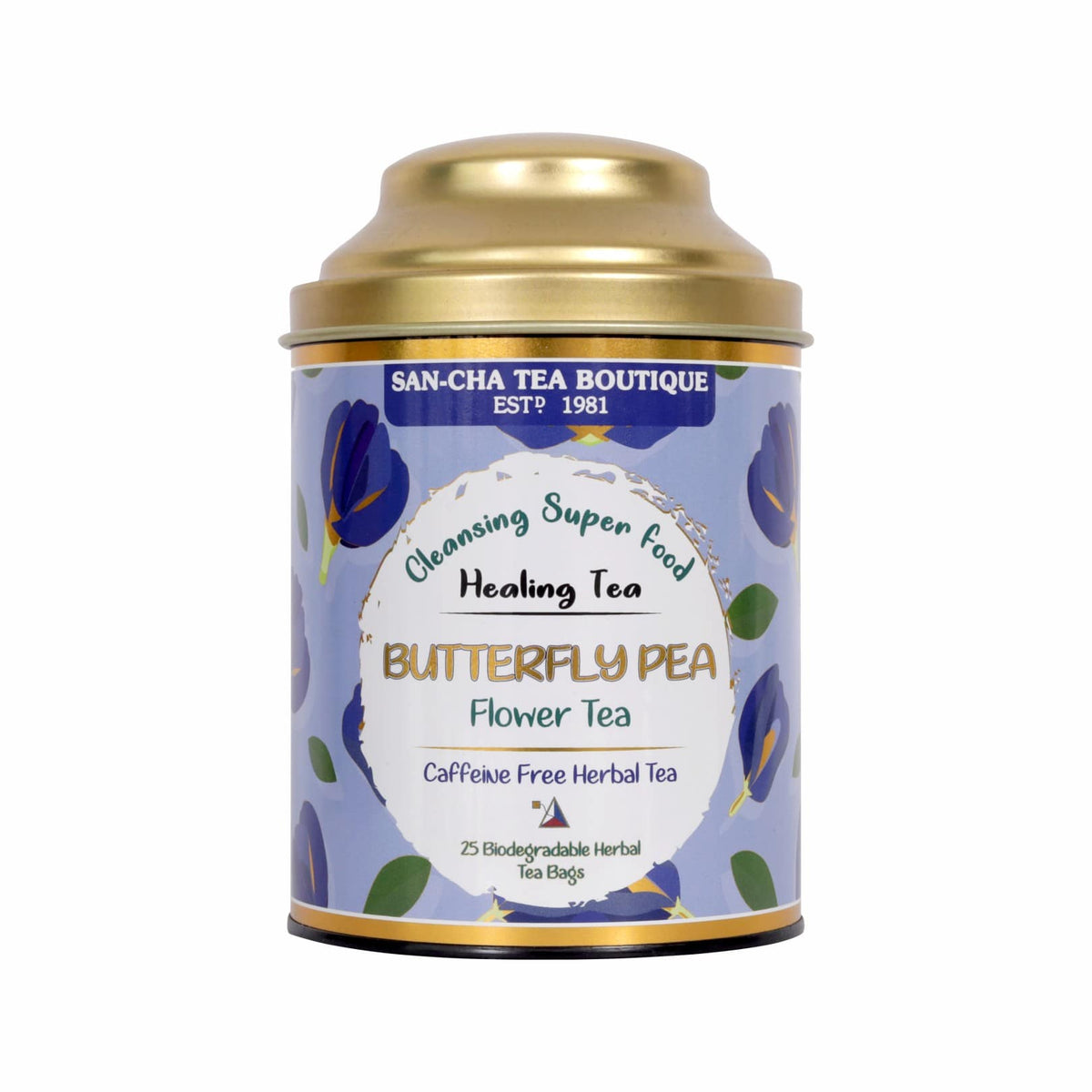 Butterfly Pea Flower Herbal Tea – Brilliant Blue Caffeine-Free Infusion ...
