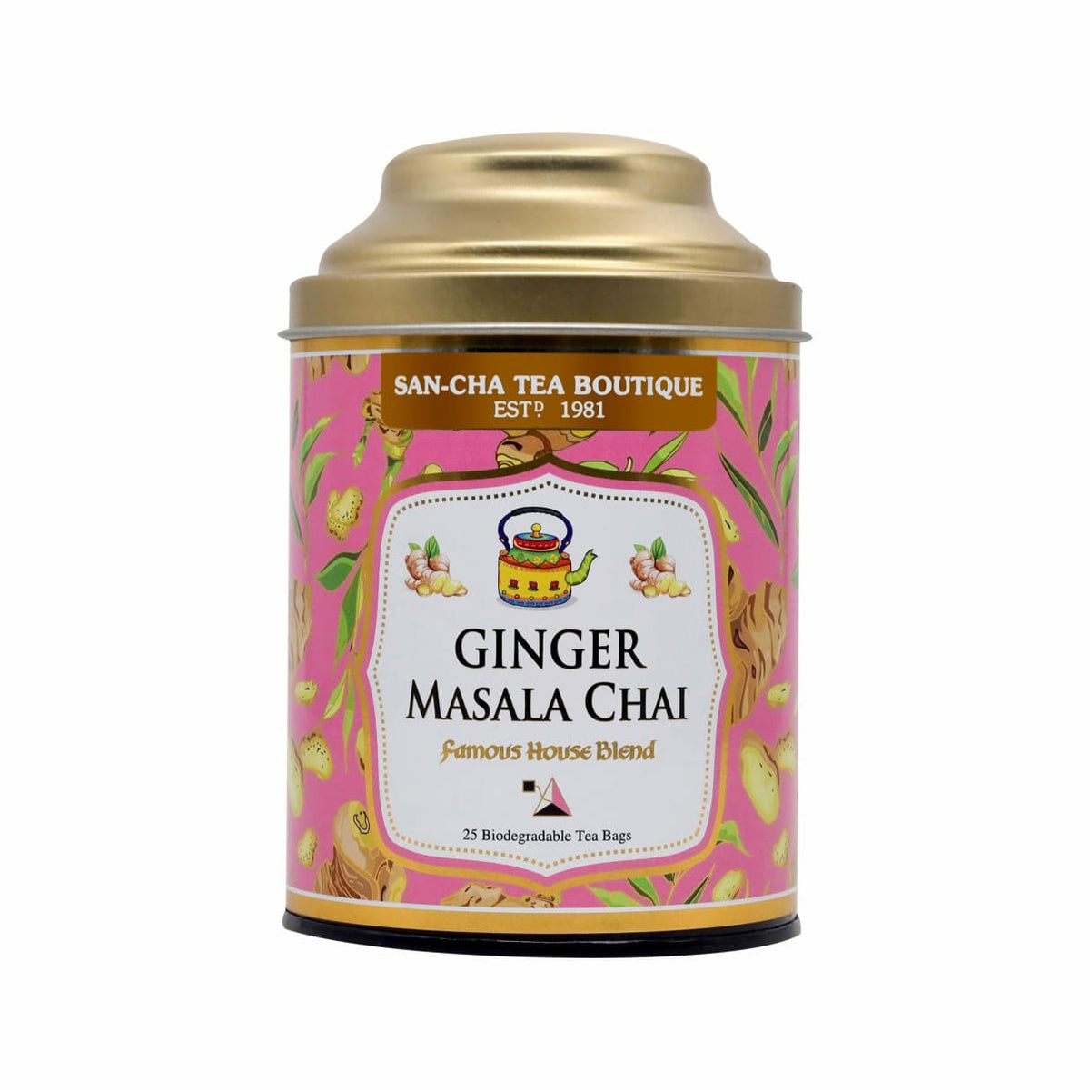 Ginger Masala Chai – Authentic Indian Cutting Chai with Fresh Spices ...