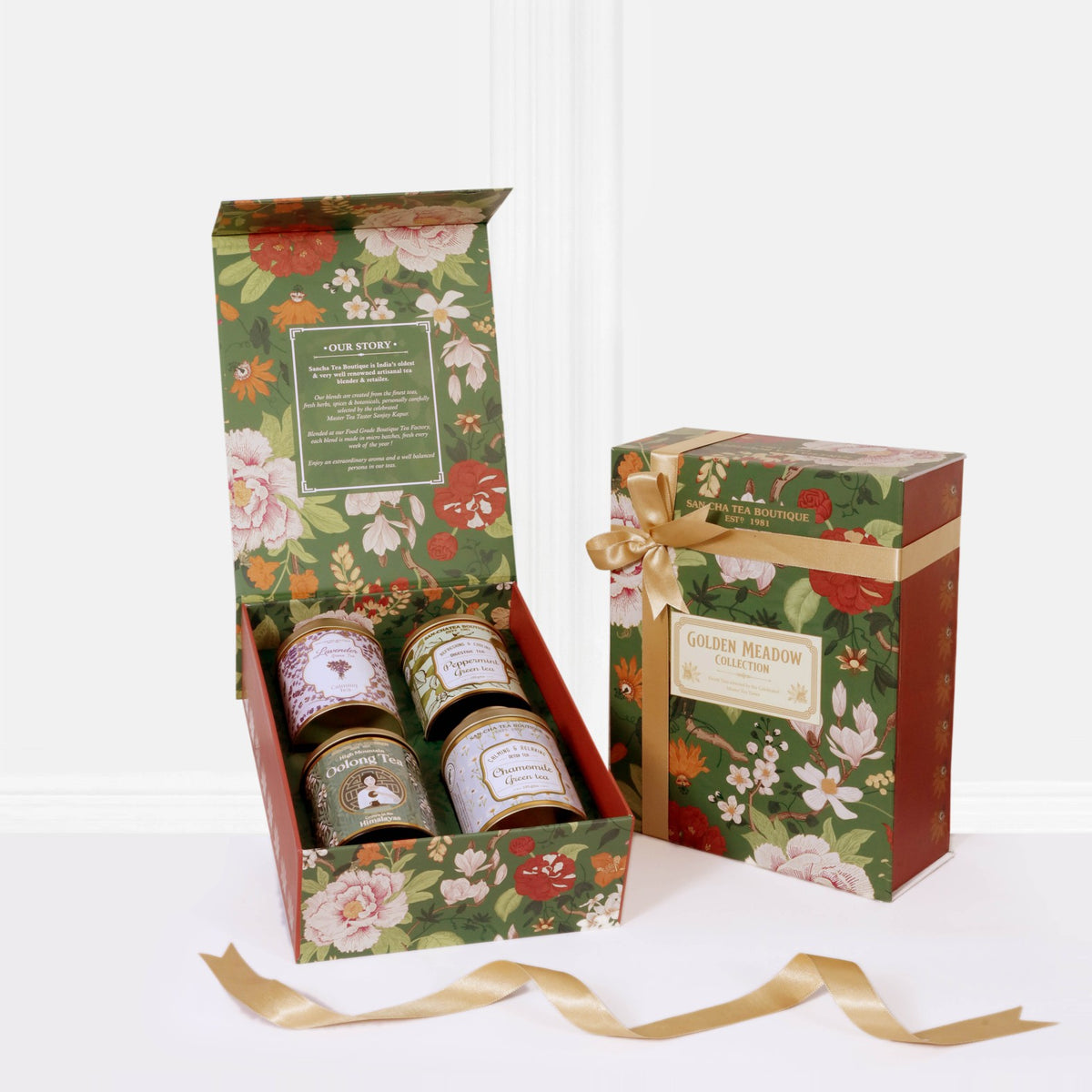 Green Tea & Oolong Luxury Gift Set – Chamomile, Lavender, Peppermint ...