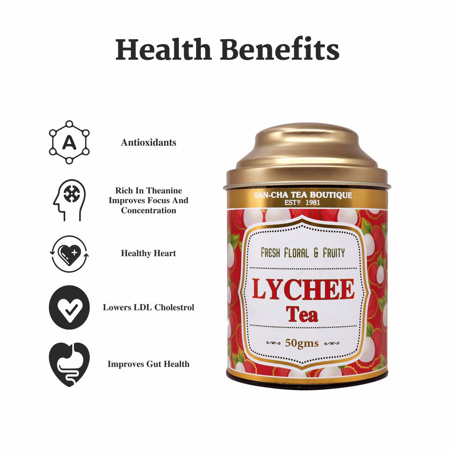 Lychee Black Tea – Fruity & Floral Chinese Blend | Sancha – Sancha Tea ...