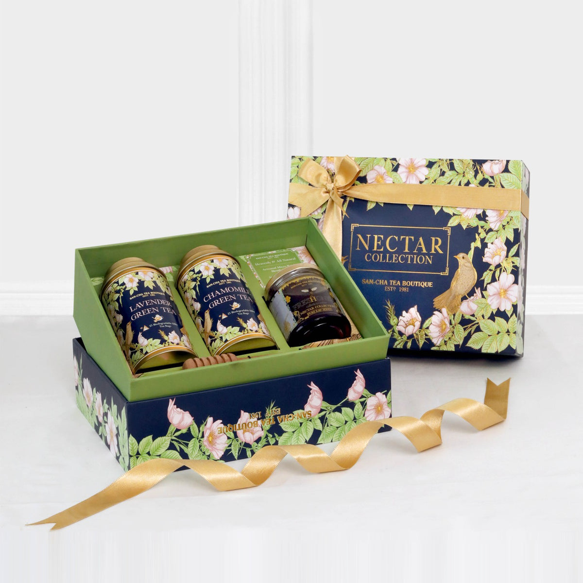 Nectar Collection – Green Tea & Raw Honey Gift Set | Sancha Tea ...