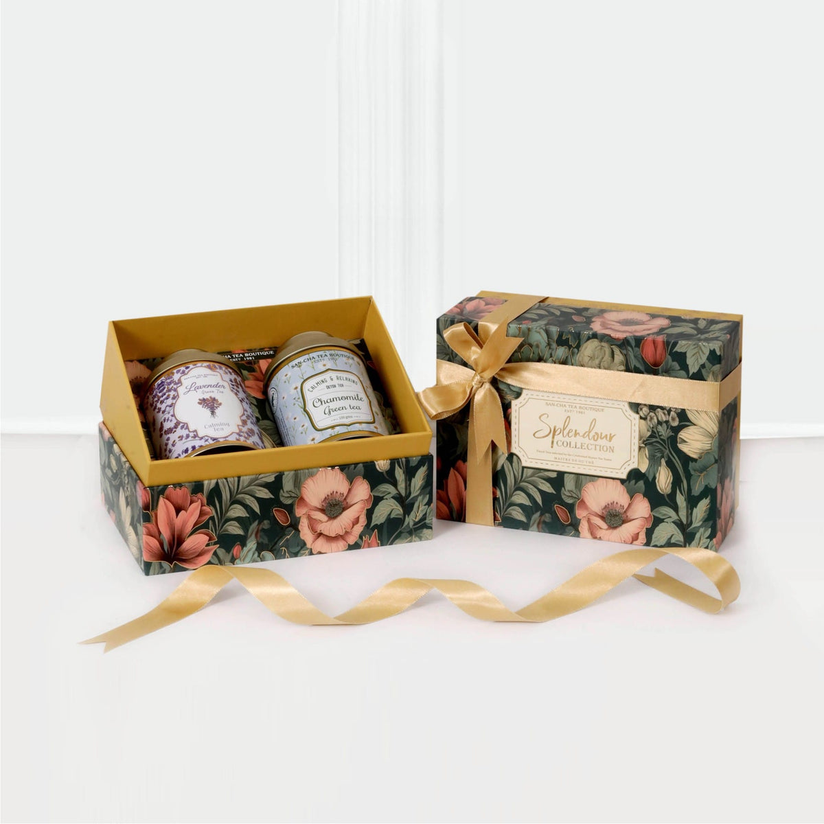 Chamomile & Lavender Green Tea Gift Box – Calming Tea Duo | Sancha Tea ...