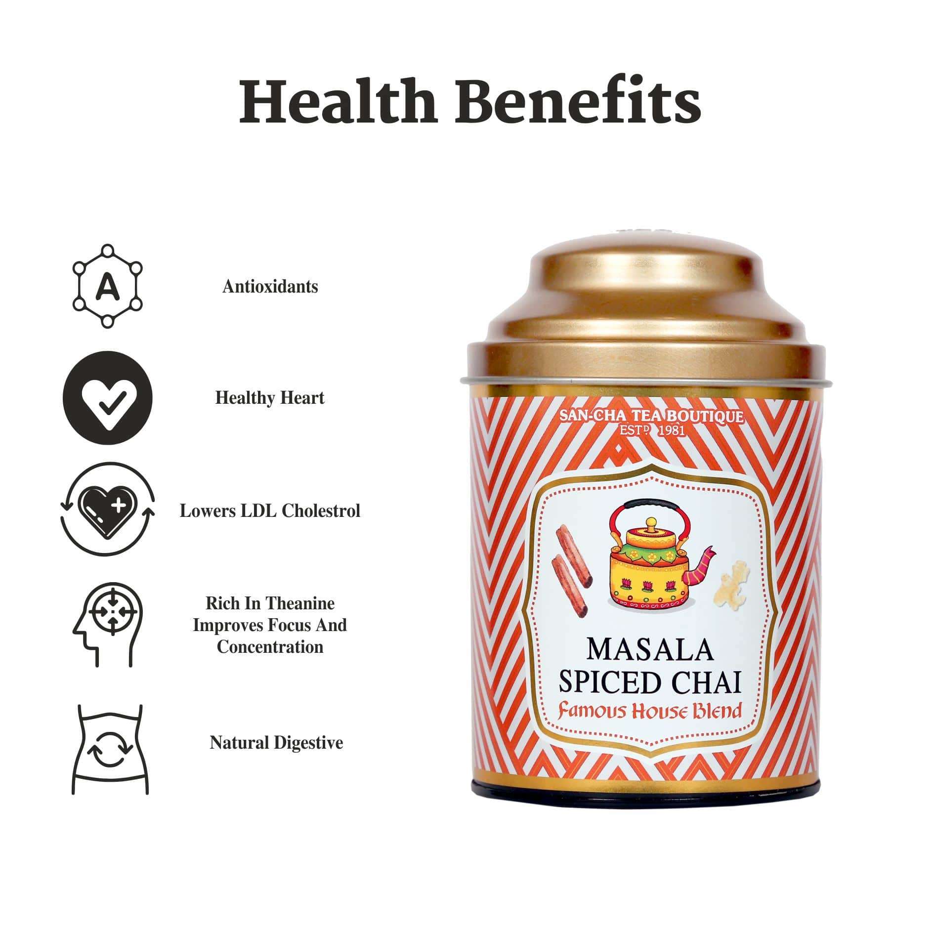 Original Masala Chai | Authentic Indian Spiced Tea – Sancha Tea Online ...