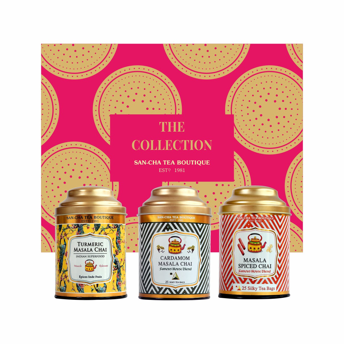 Masala Chai Tea Gift Box – Cardamom, Turmeric & Original Chai by SANCHA ...